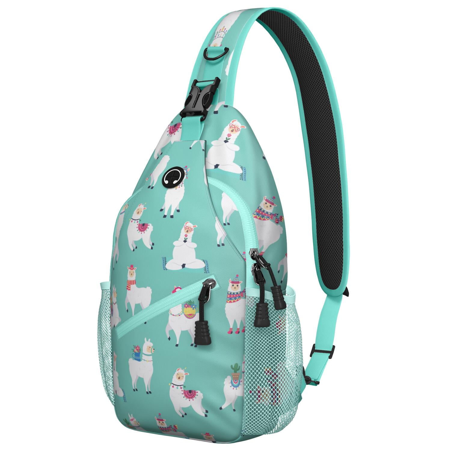 Alpaca Snowflake Holiday Backpack - Festive Seasonal Design Hiking ...