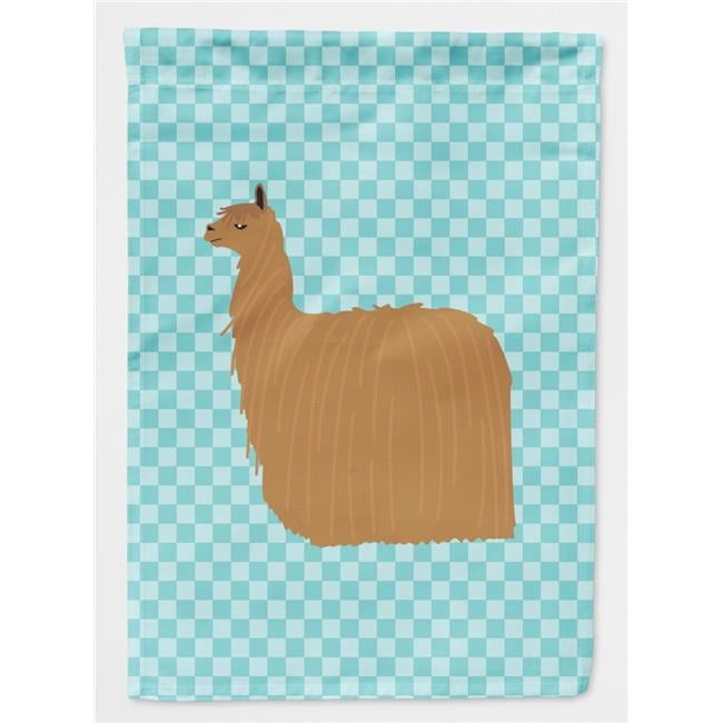 Alpaca Suri Blue Check Flag Canvas House - Blue Check - Walmart.com