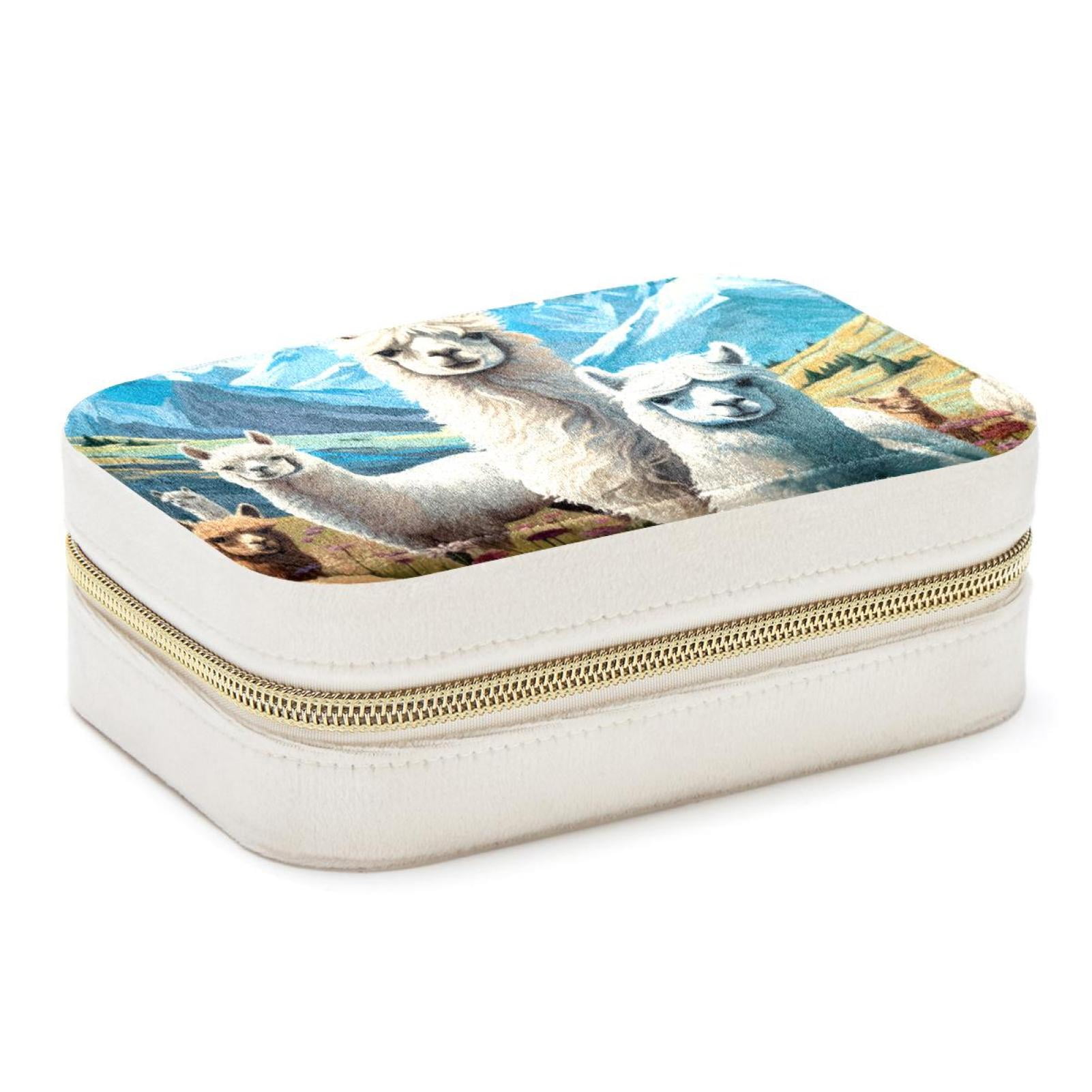 Alpaca Velvet Portable Jewelry Display Stand and Organizer with ...