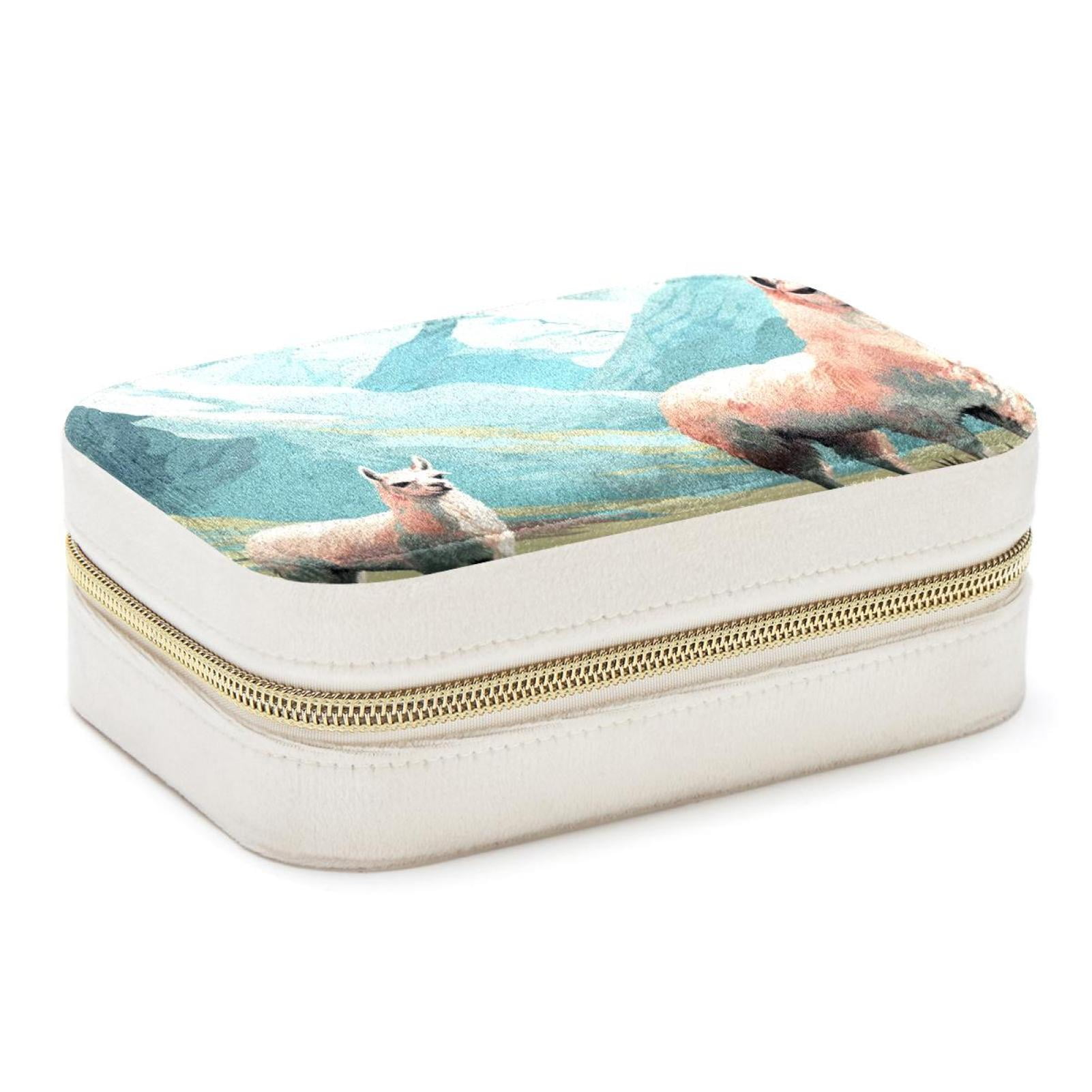 Alpaca Velvet Portable Jewelry Display Stand and Organizer with ...