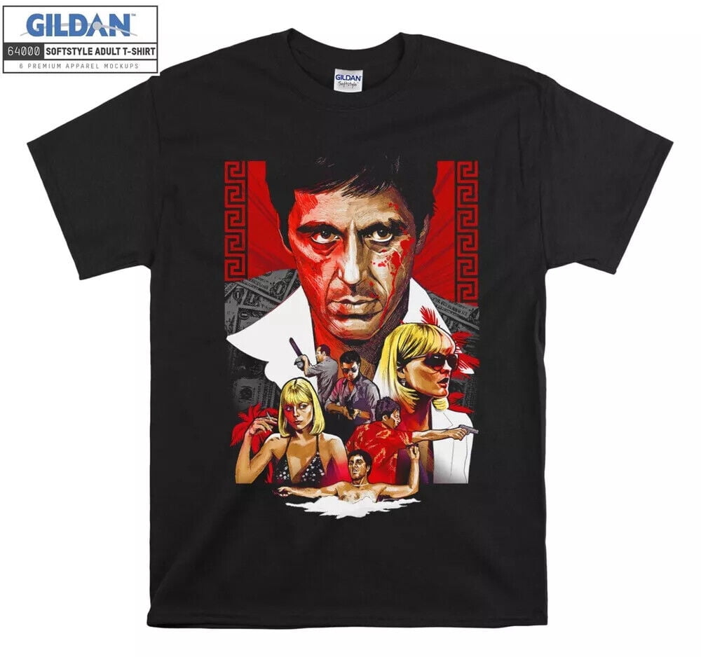 Alpacino Scarface Movie Tony T-shirt Gift Hoodie Tshirt Men Women ...