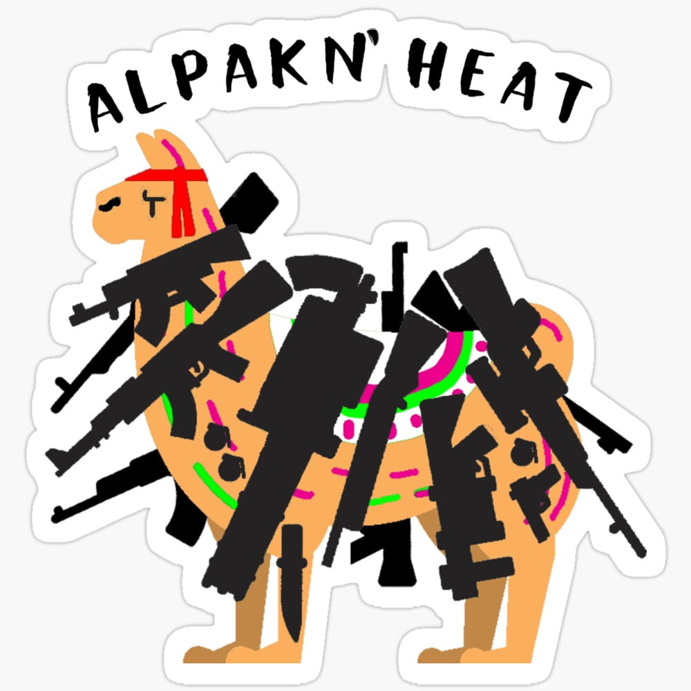 Alpakn' Heat Sticker Phone Decal Water Bottle Stickers Car Decals ...