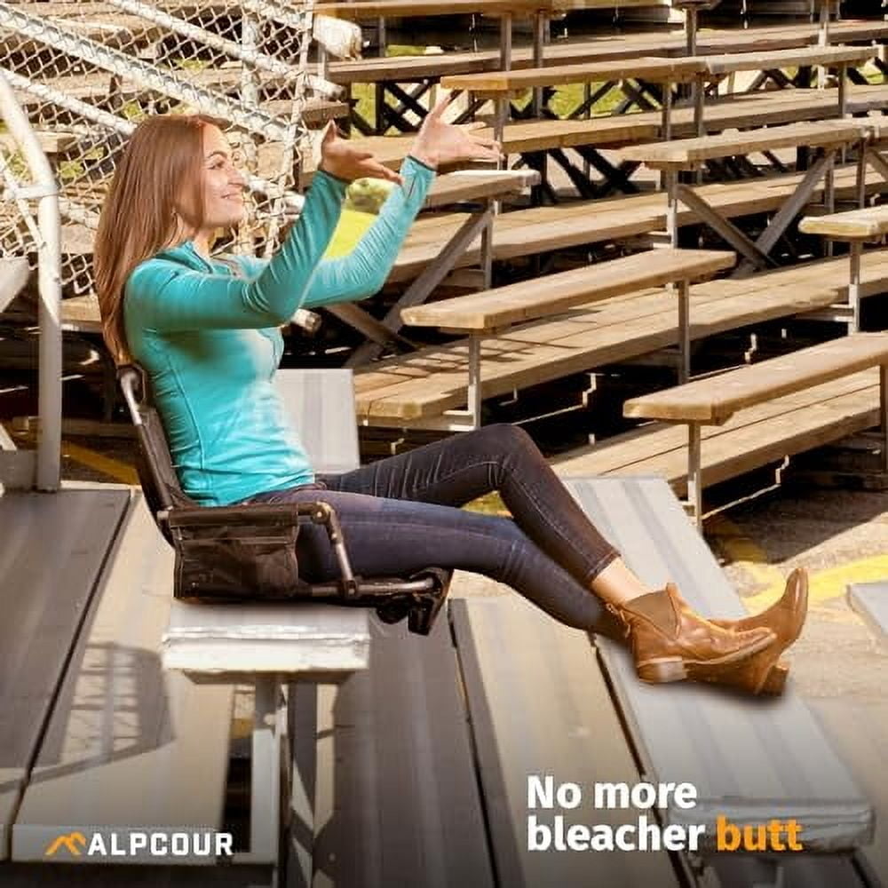 Alpcour Bleacher Seat with Backrest – Premium Stadium Seating for ...