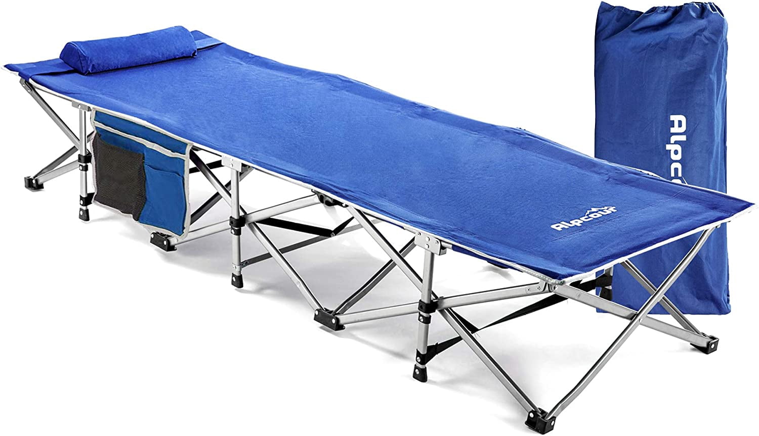 Alpcour Compact Folding Camping Cot - Single Person, Heavy Duty, Indoor ...