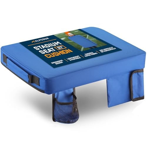 Alpcour Portable Extra Thick Stadium Seat Cushion Bleacher Cushion with ...