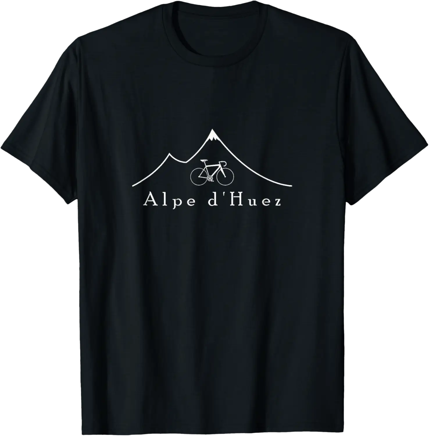 Alpe d'Huez Bicycle Bike France Alps Tour Cycling Sport T-Shirt ...