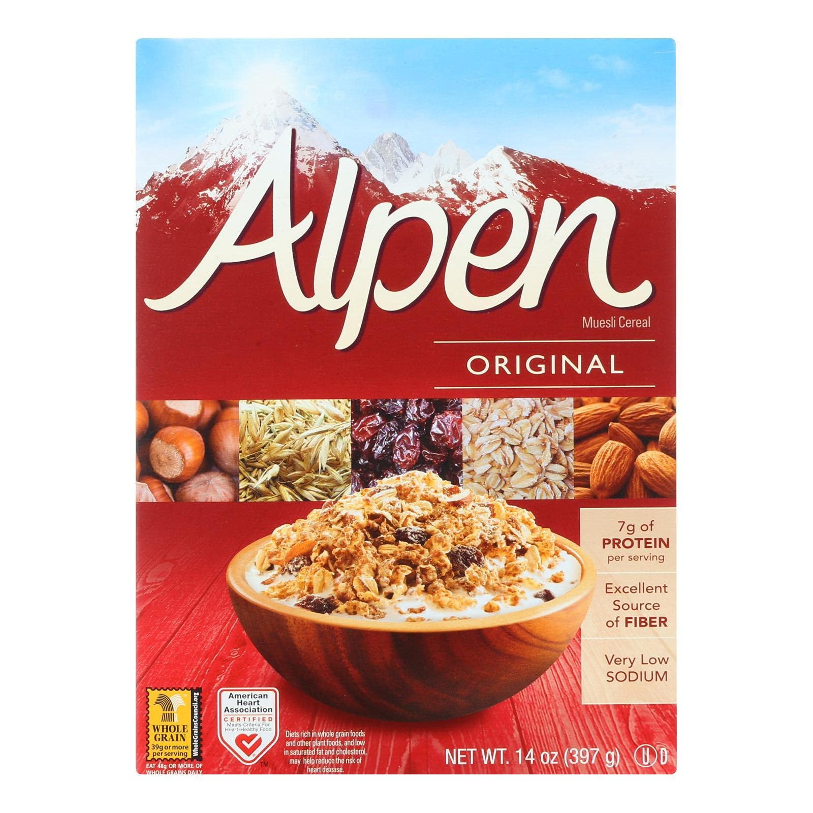 Alpen Alpen Original, Organic 14 oz. (Pack of 12) - Walmart.com