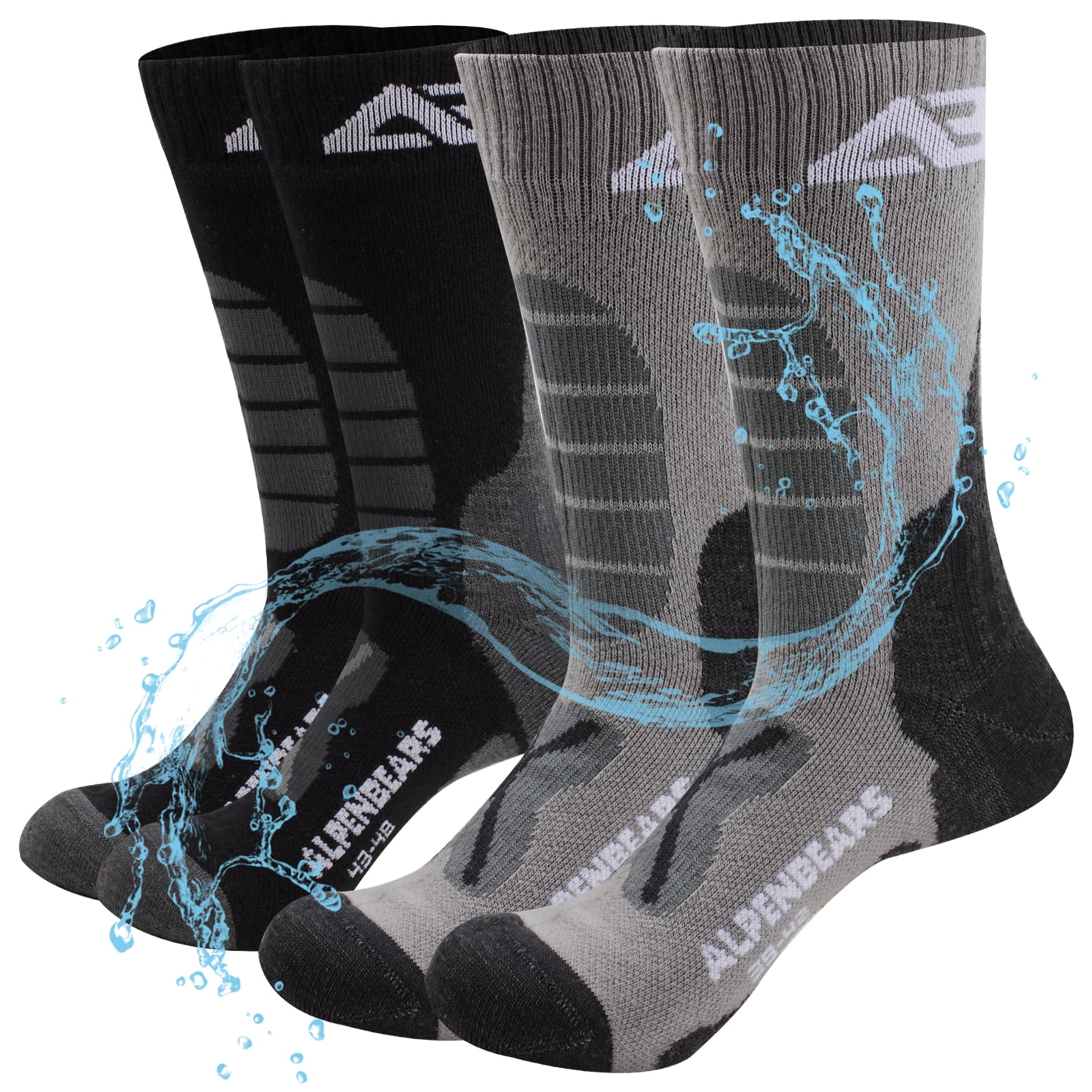 Alpen Bears Waterproof Hiking Socks for Women & Men - Waterproof ...