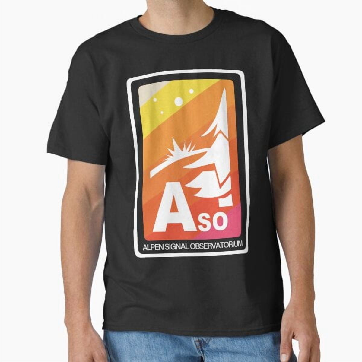 Alpen Signal Observatorium Retro Outdoor Mountain Art T Shirt,for men ...