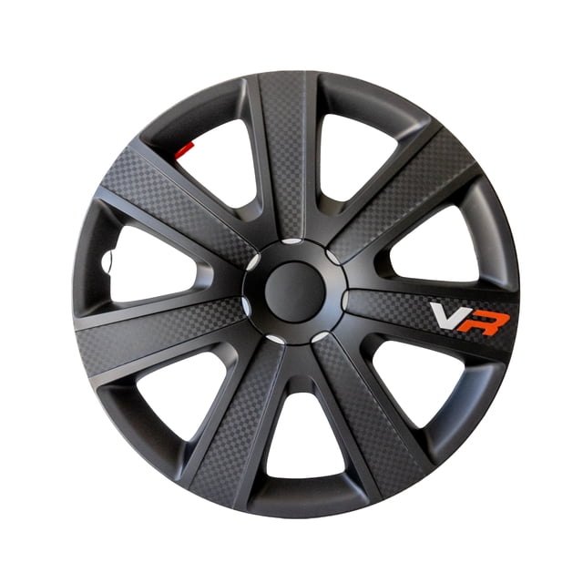 Alpena 16in VR Carbon Wheel Cover Kit Black 4 Pack, Model 58260 ...