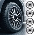 Free Shipping! Alpena 17 Inch Austin Wheel Covers Silver Black Set of 4 ...