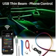 Alpena LED USB 45in Thin Beam RGBIC Ambient Trim Light - Walmart.com