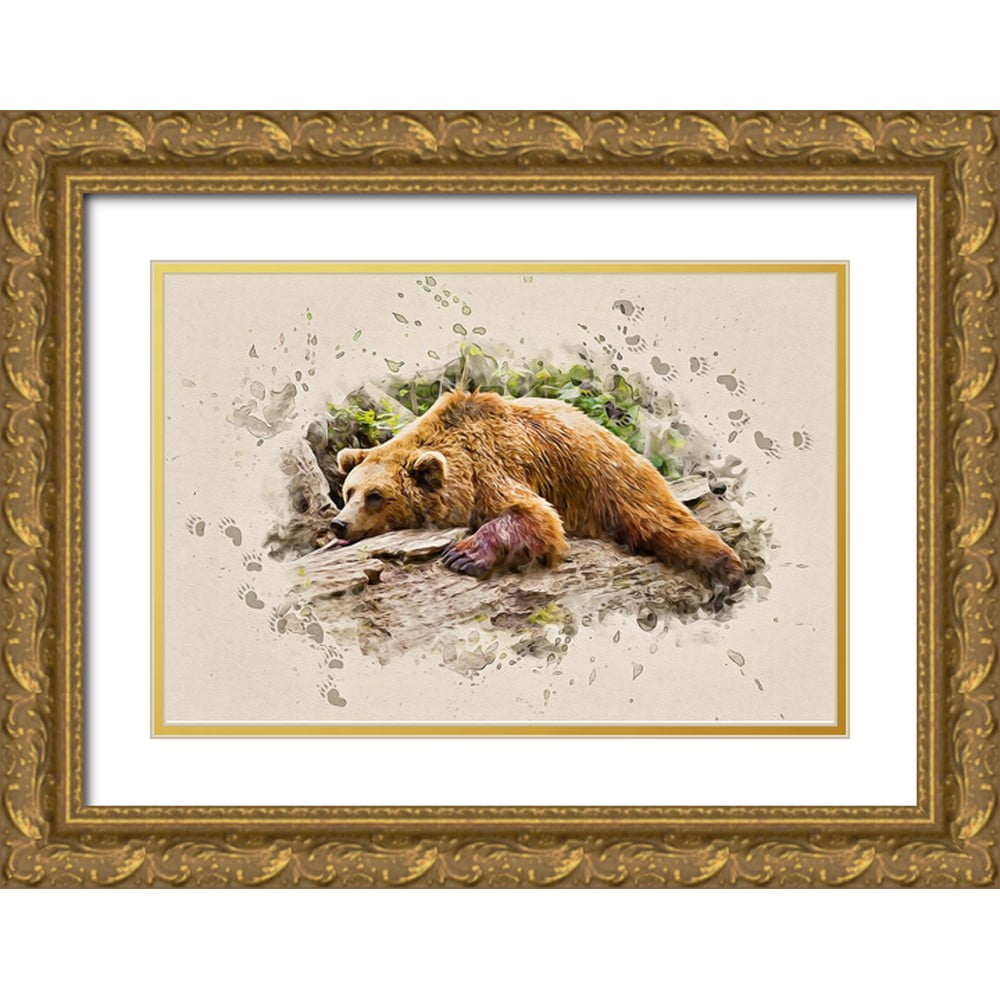 Alpenglow Workshop 18x13 Gold Ornate Wood Framed with Double Matting Museum Art Print Titled ...