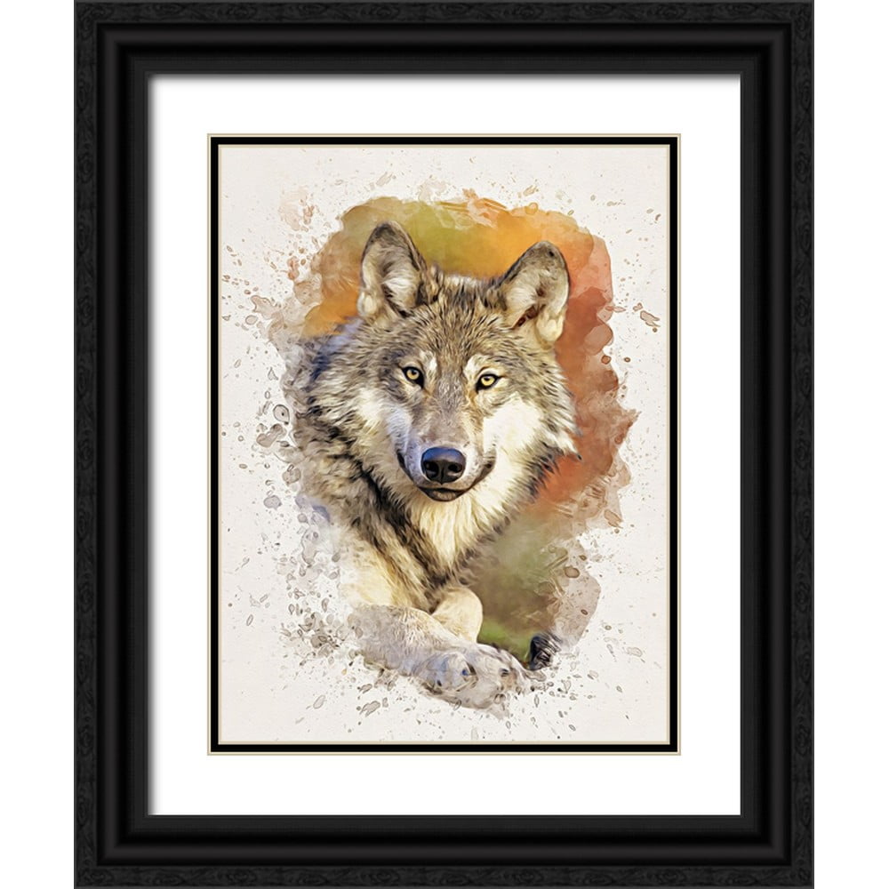 Alpenglow Workshop 19x24 Black Ornate Wood Framed with Double Matting ...