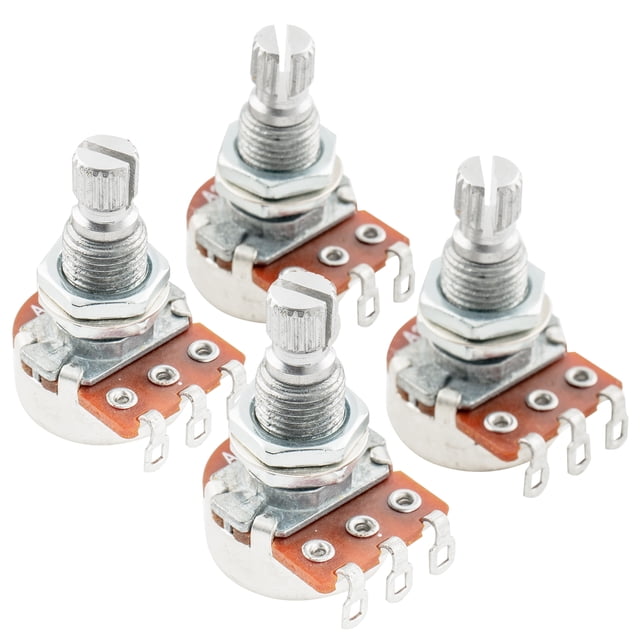 Alpha A250K Mini Metric Coarse 18-Spline Split Shaft Pots Audio Taper ...