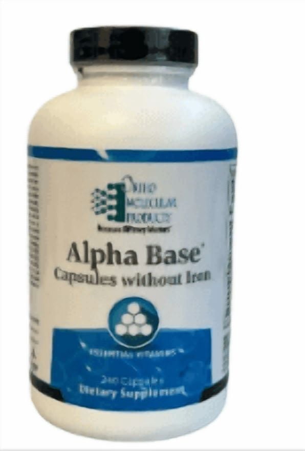 Ortho Molecular, Alpha Base Capsules without Iron, 240 Capsules ...