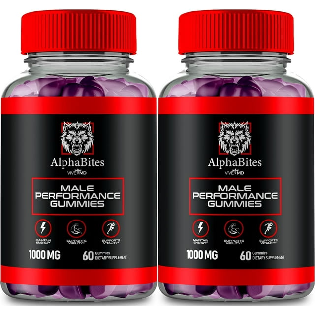Alpha Bites Gummies, AlphaBites Advanced Formula Max Performance ...