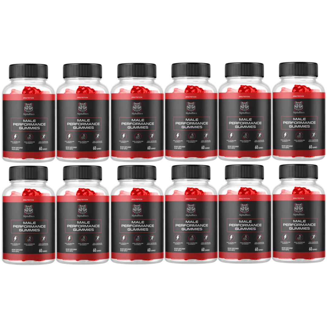 Alpha Bites Gummies AlphaBites Gummies - 12 Bottles - Walmart.com