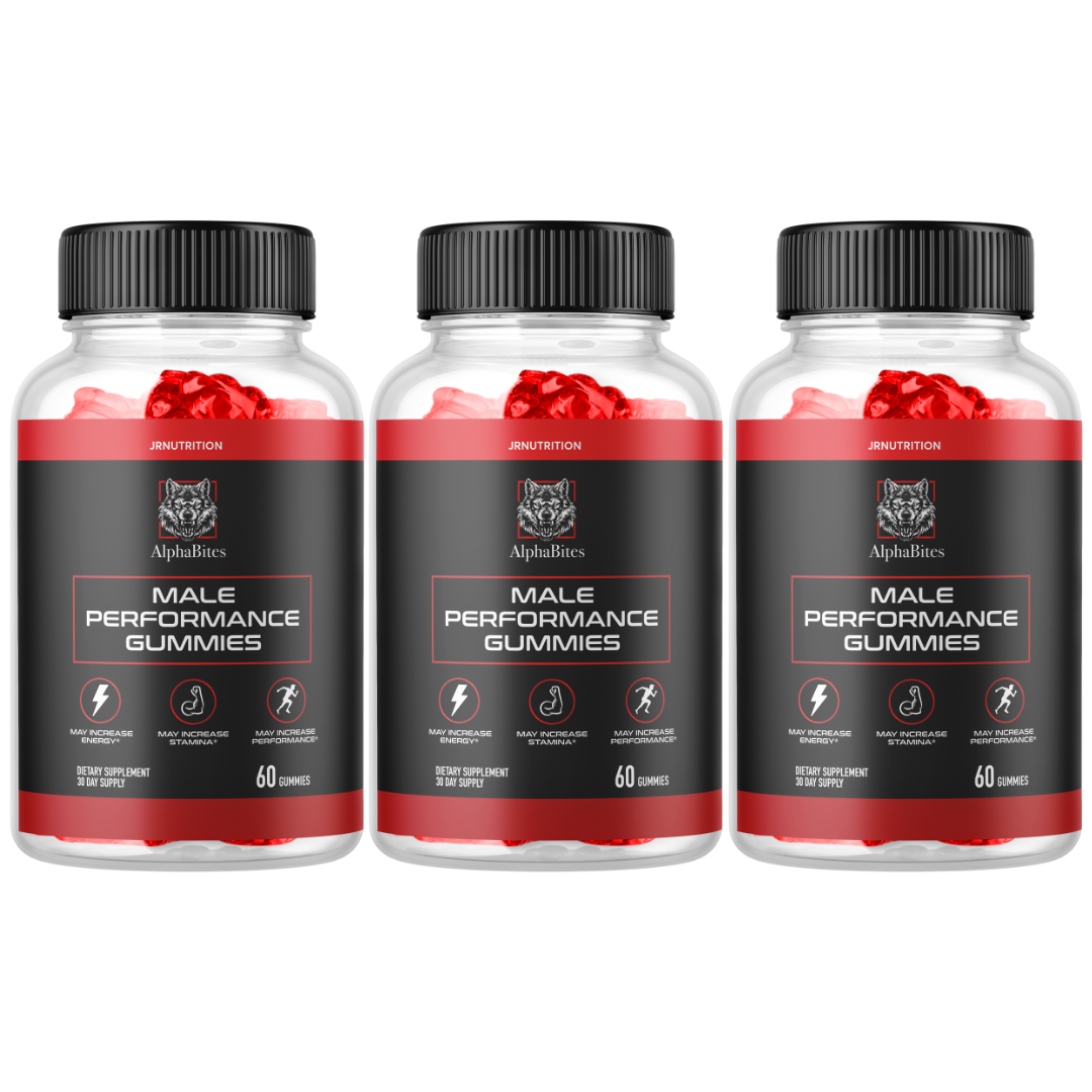 Alpha Bites Gummies AlphaBites Gummies - 3 Bottles - Walmart.com