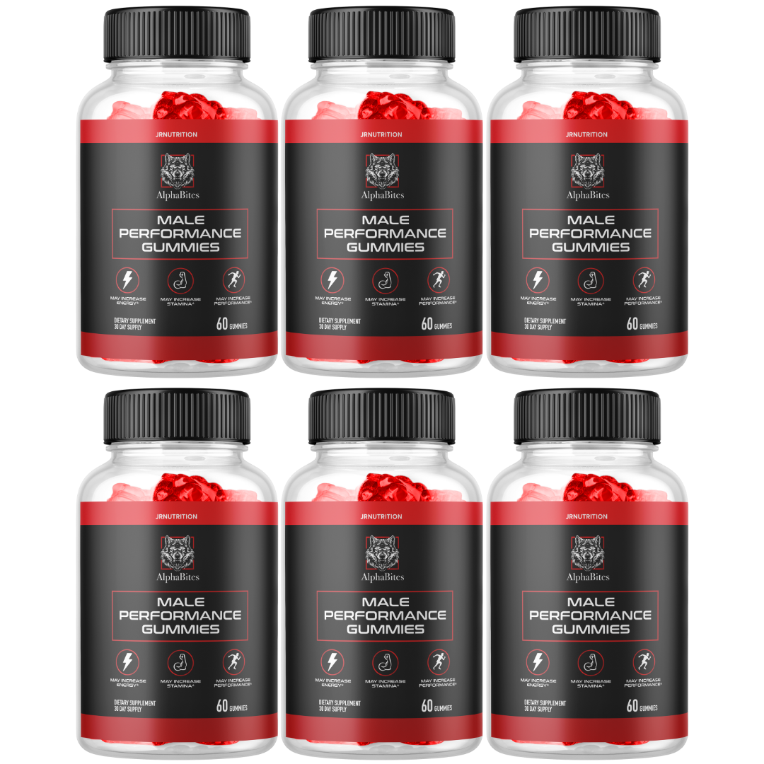 Alpha Bites Gummies AlphaBites Gummies - 6 Bottles - Walmart.com