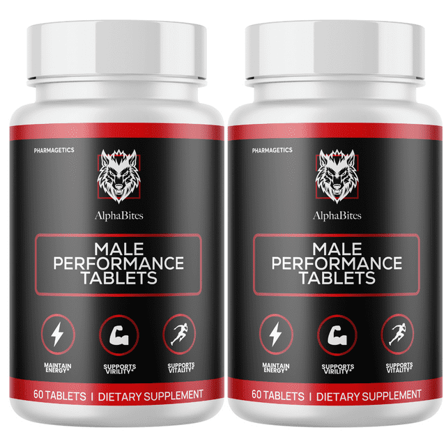 Alpha Bites - Male Enhancement Formula - 2 Bottles - Walmart.com