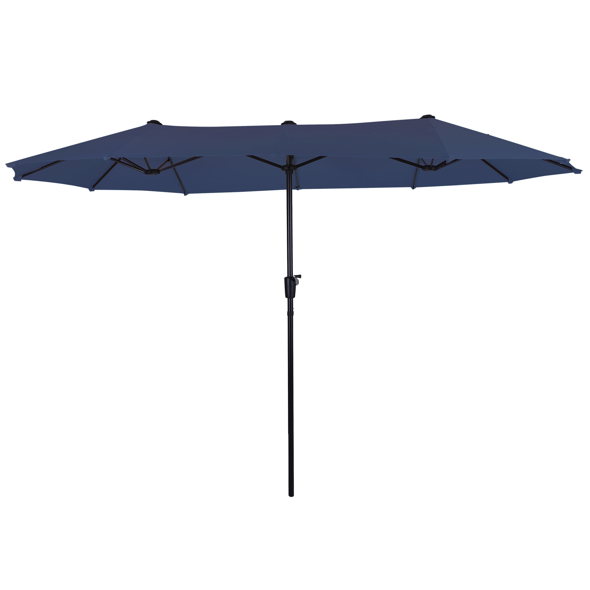Alpha Camp Large 13FT Double-sided Summer Patio Umbrella with 12 Steel ...