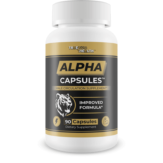 Alpha Capsules - Male Circulation Supplements for Men - Advanced Blood ...