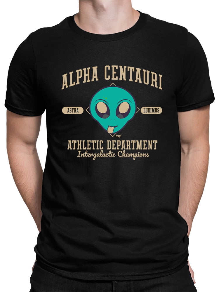 Alpha Centauri Athletics - Alien Sports Emoji Graphic Men's T-shirt - Walmart.com
