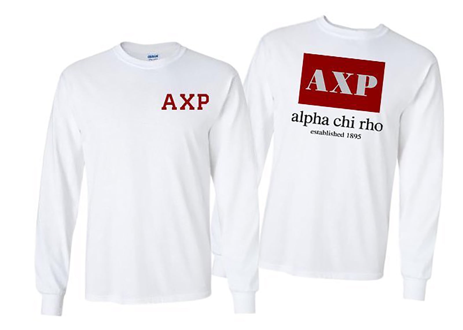 Alpha Chi Rho Flag Long Sleeve T-shirt - Walmart.com