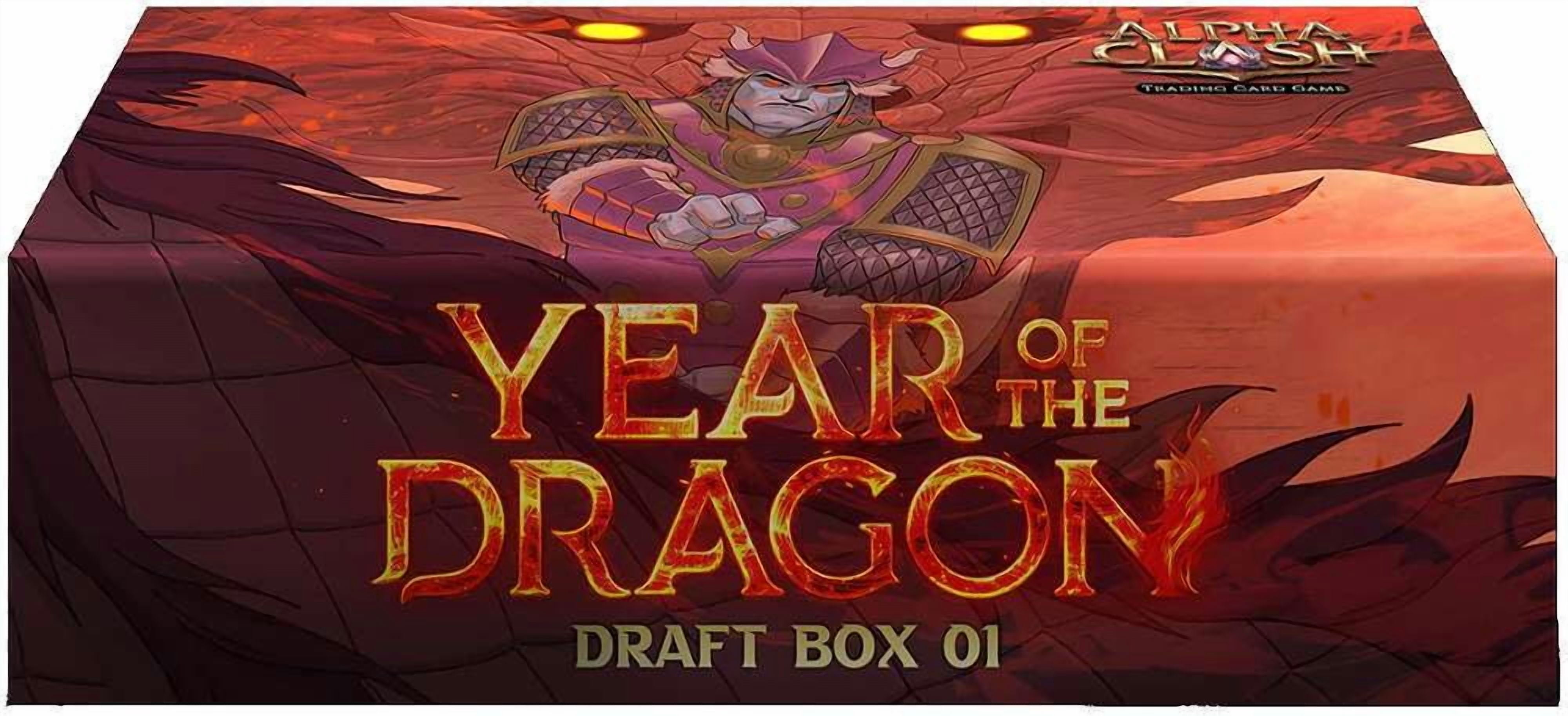 Alpha Clash TCG Trading Card Game Year of the Dragon Draft Box ...