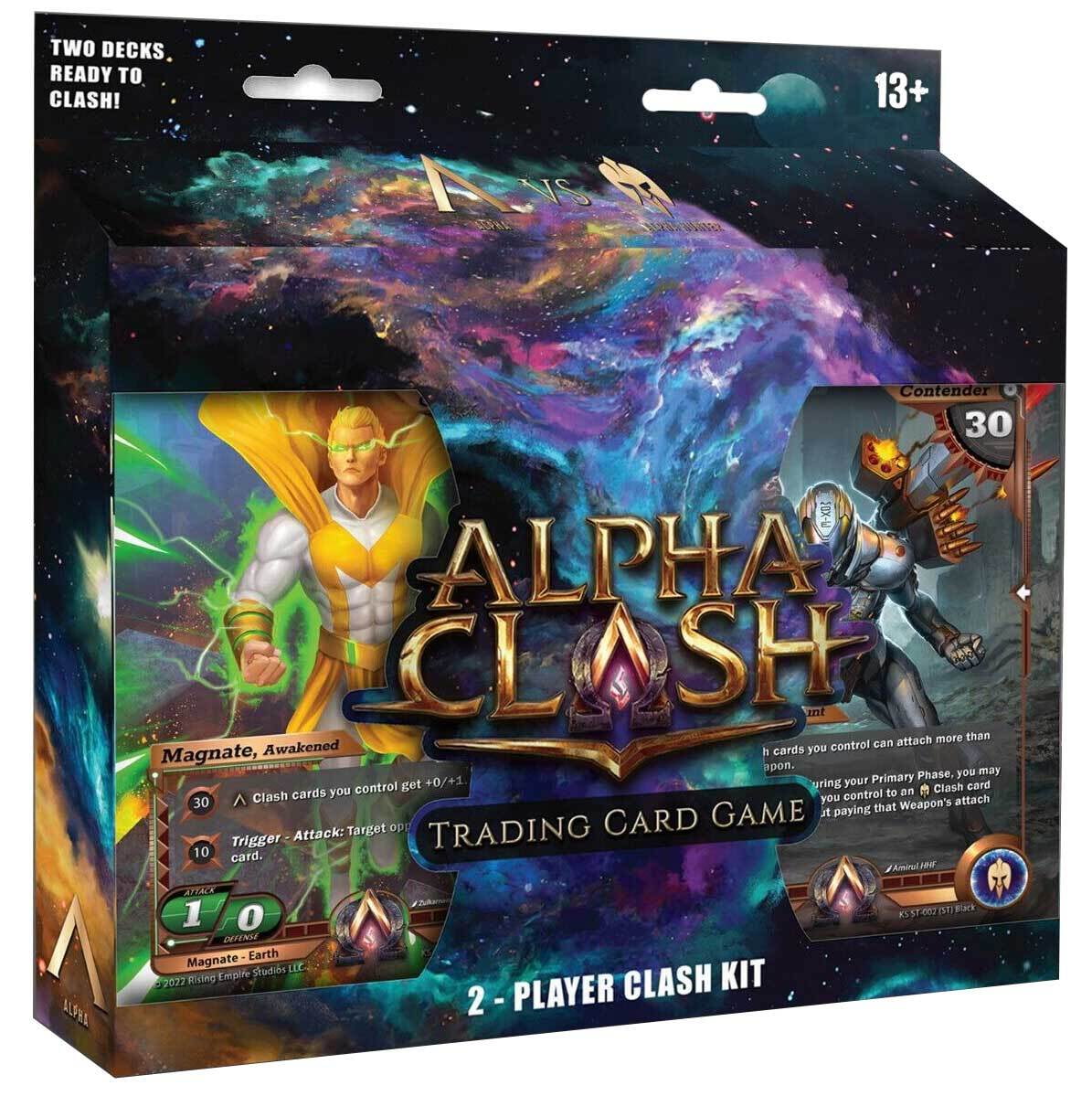 Alpha Clash -Trading Card Game 2 Player Clash Kit Card Game - Walmart.com