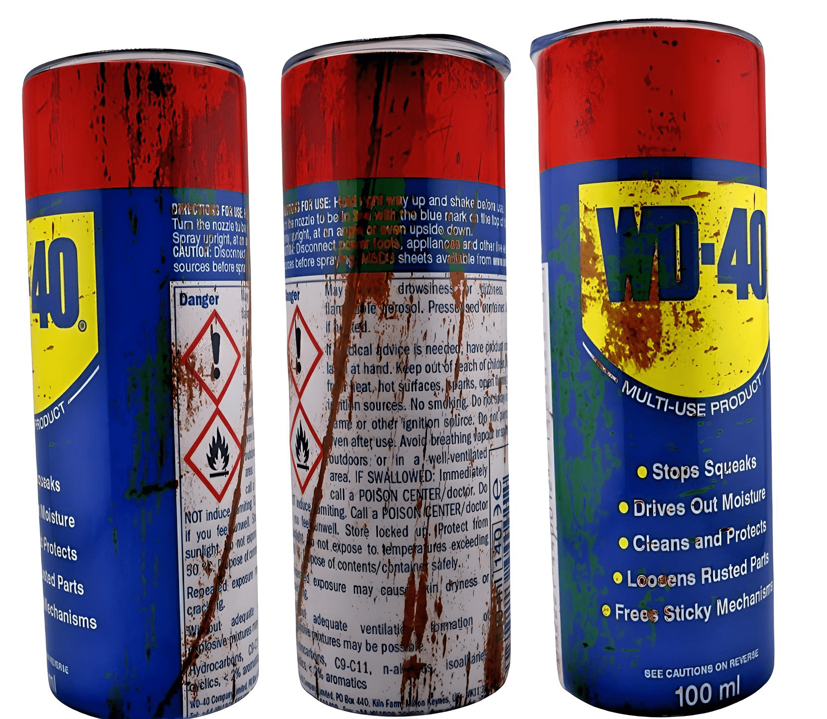 Alpha Custom Printing – WD-40 20oz Tumbler with Straw – Insulated ...
