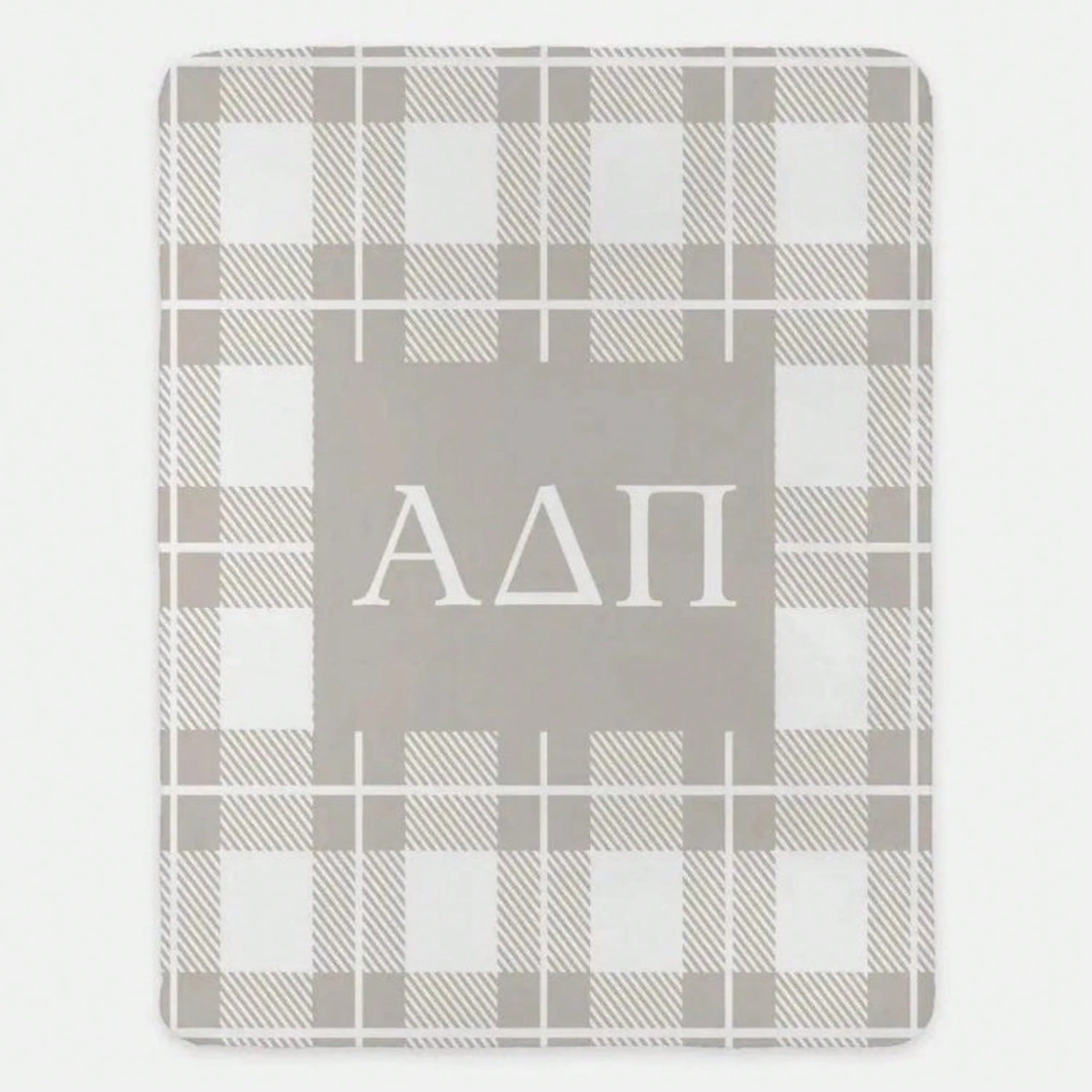 Alpha DeltA1 Pi XL 60x80 Plaid S1Herpa TH-Row Blanket - Walmart.com