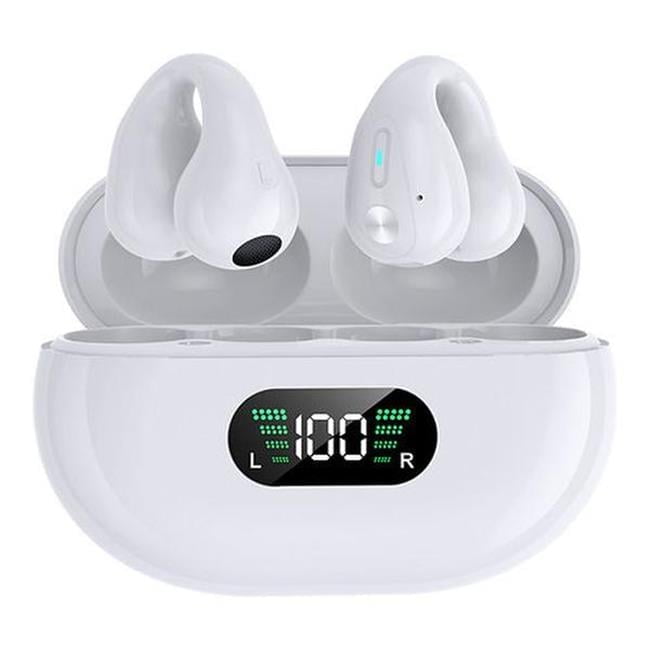 Alpha Digital Ear Clip Bone Conduction Earbuds, White - Walmart.com
