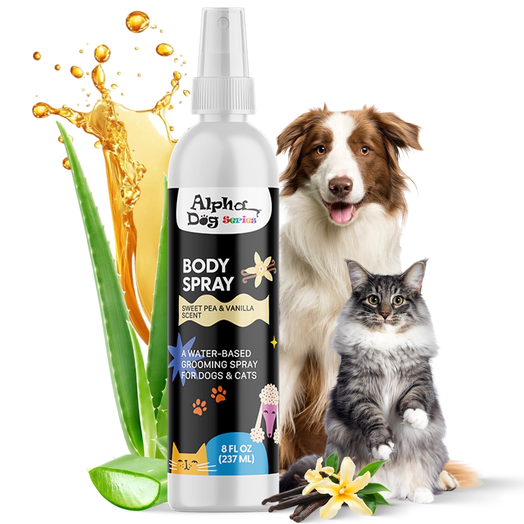 Alpha Dog Series Grooming Body Spray for Dogs & Cats – Long-Lasting ...