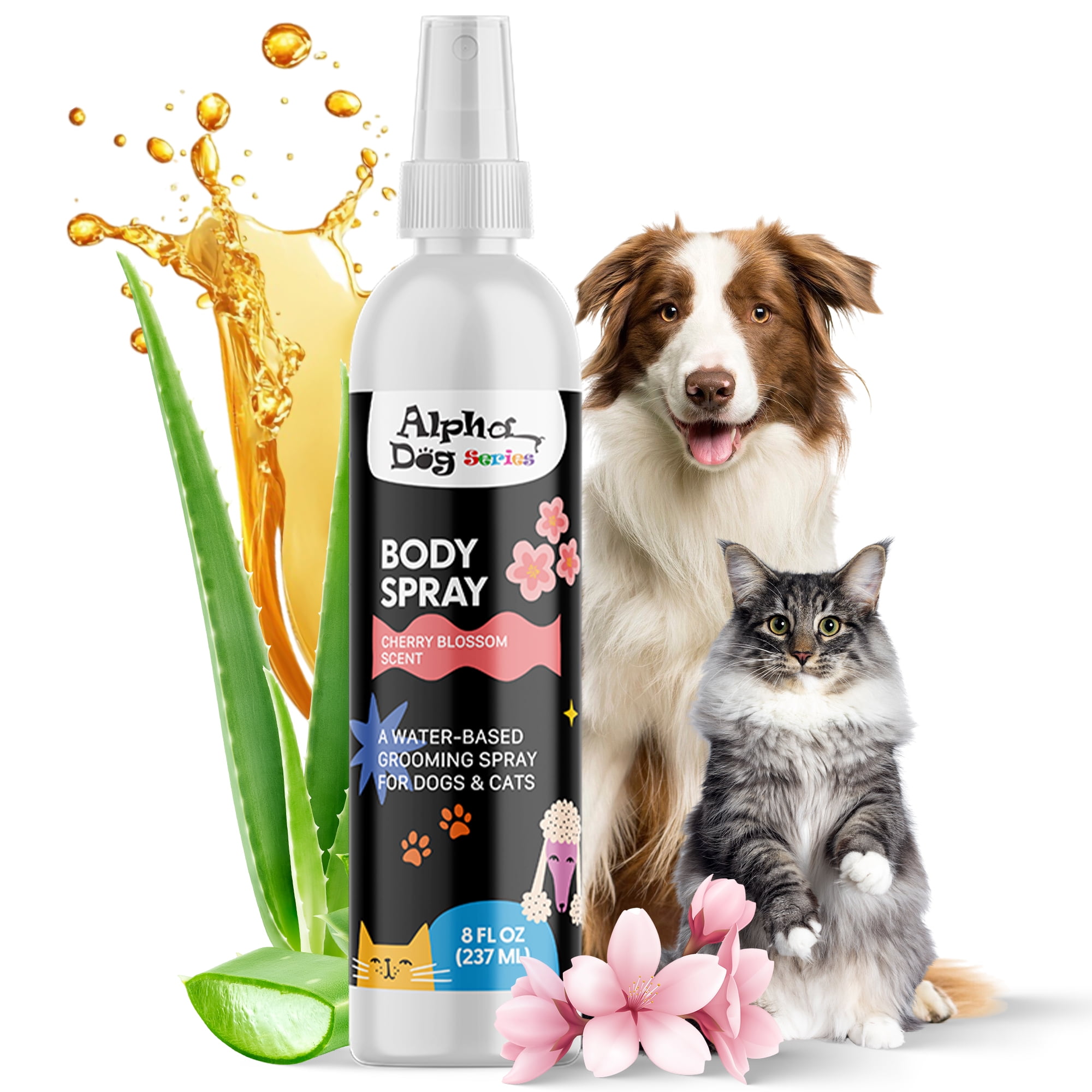 Alpha Dog Series Grooming Body Spray for Dogs & Cats – Long-Lasting Fragrance Deodorizing Mist ...