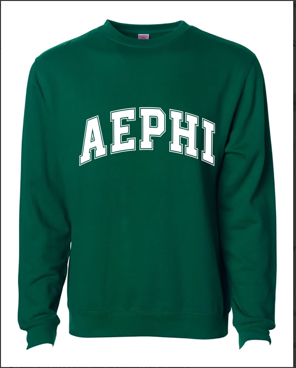Alpha Epsilon Phi Sweatshirt, Crewneck Sweatshirt with Varsity Greek ...