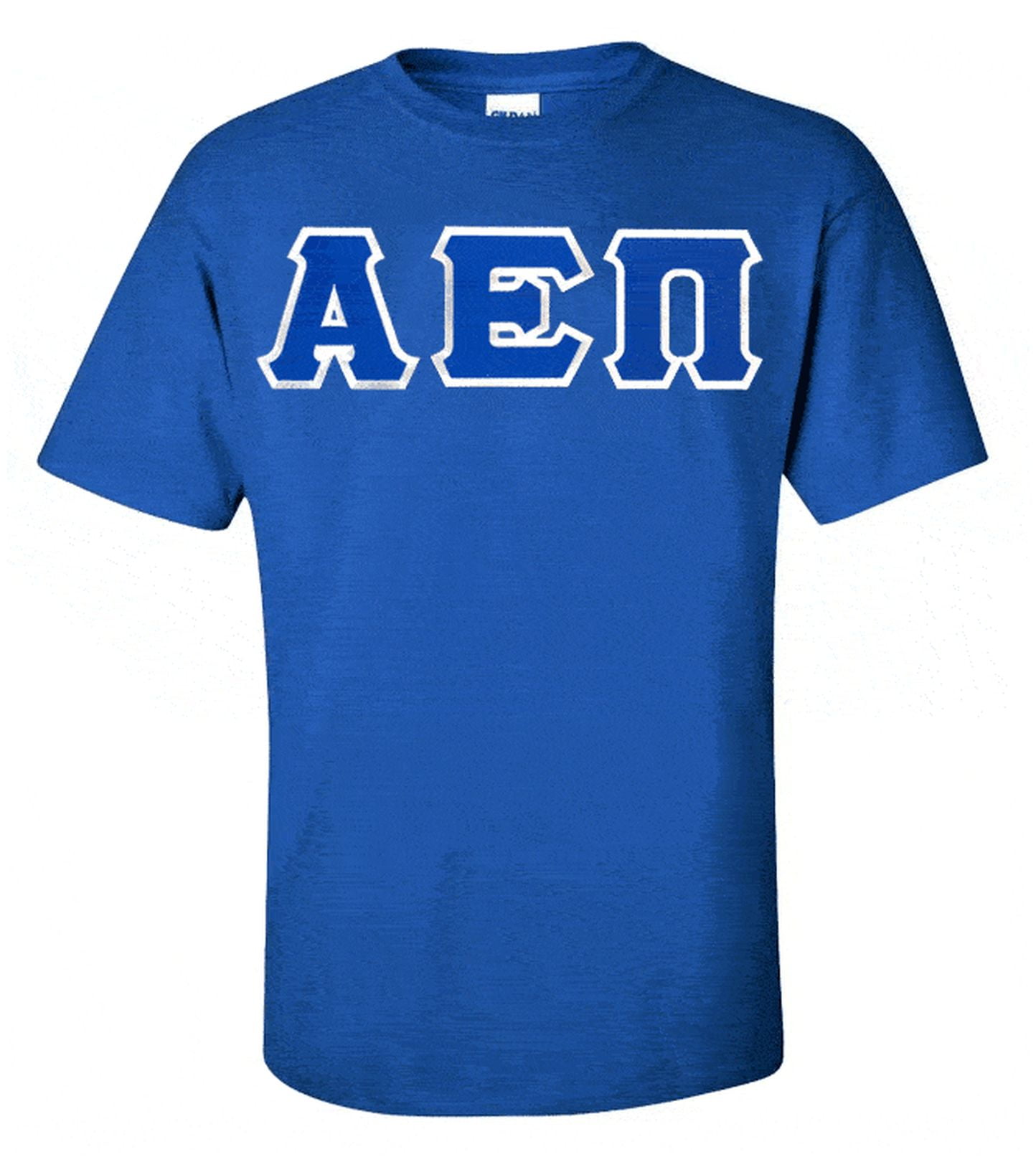 Alpha Epsilon Pi Lettered T-Shirt Medium Royal Blue - Walmart.com