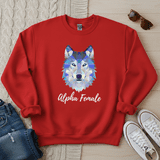 Alpha Female Powerful Wolf Pack Leader Strong Bold Woman Graphic ...