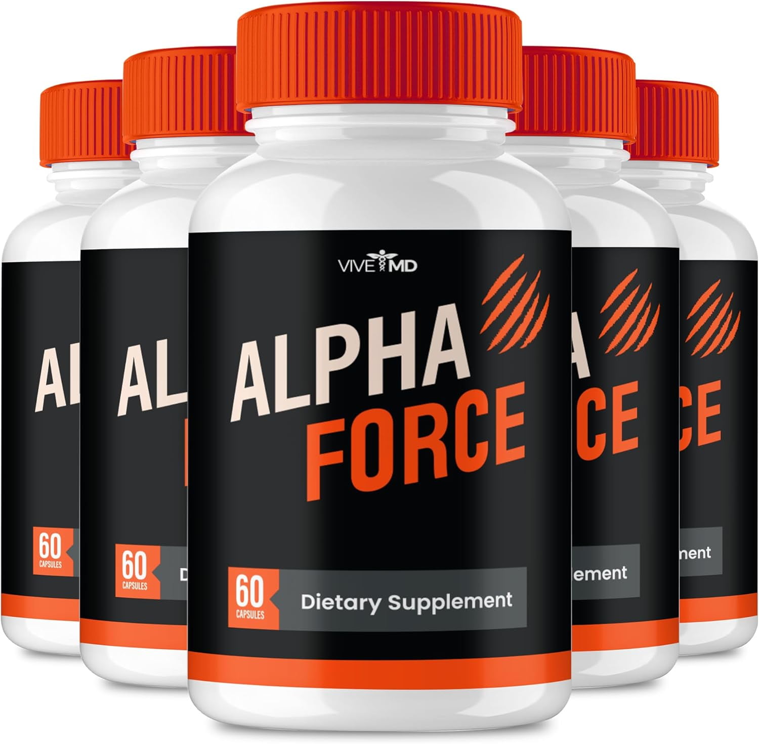 Alpha Force Capsules AlphaForce All Natural Pills (5 Pack) - Walmart.com