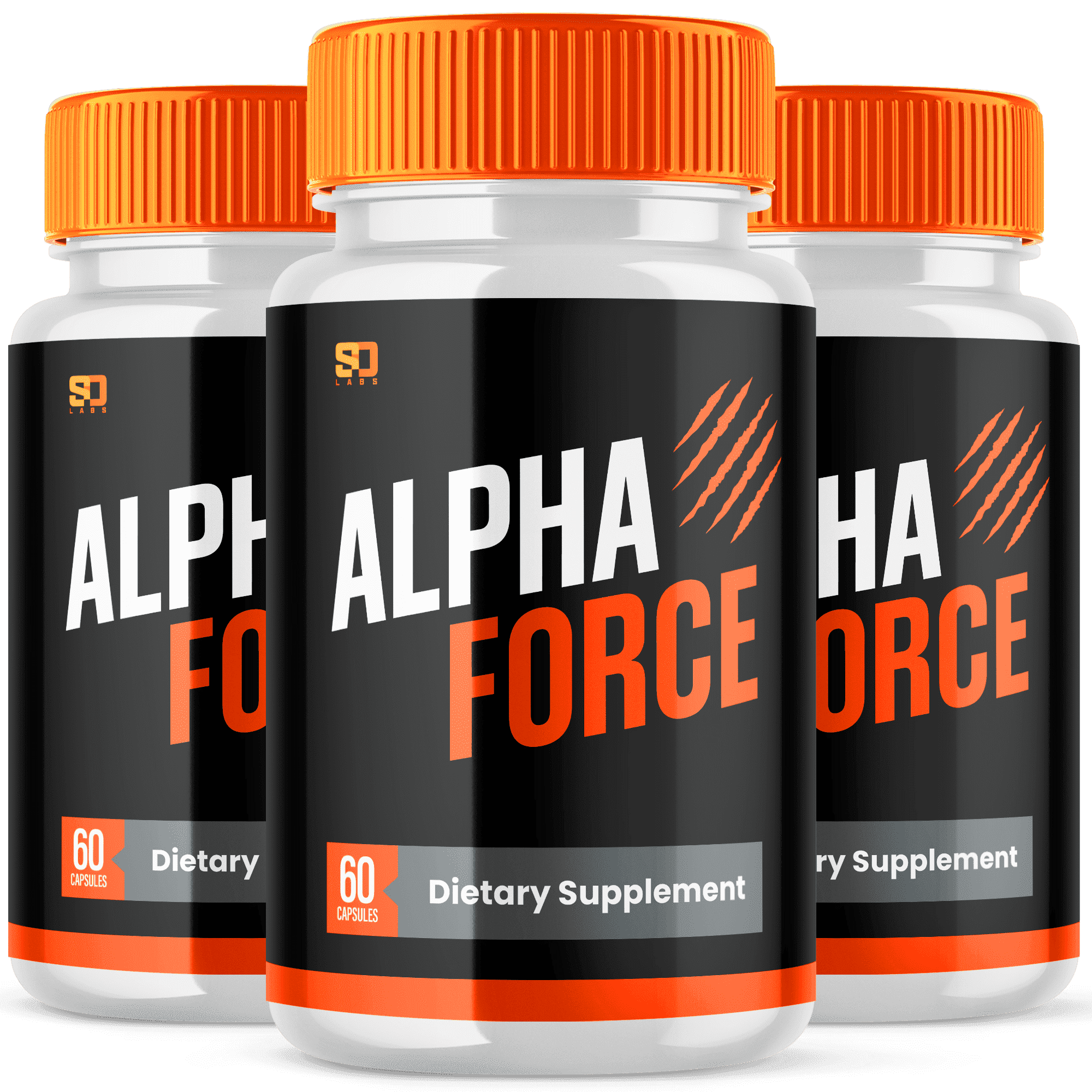 S.O LABS Alpha Force for Men Advanced Formula Supplement 3 Pack - Male ...