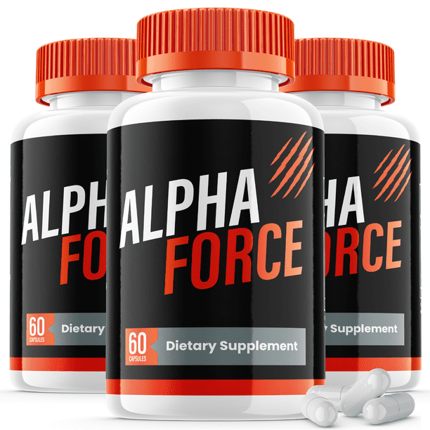 Alpha Force for Men Capsules - AlphaForce Vitamin Complex Pills, 180 ...