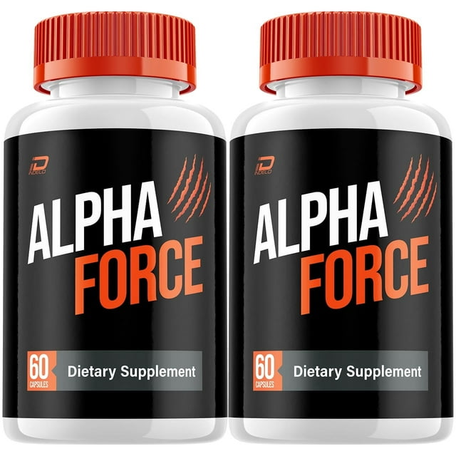Alpha Force for Men Capsules - AlphaForce Vitamin Complex Pills, 2 Pack ...