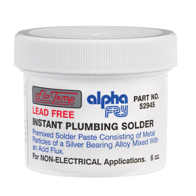 Alpha Fry 6 oz. Lead-Free Plumbing Solder Metal - Walmart.com