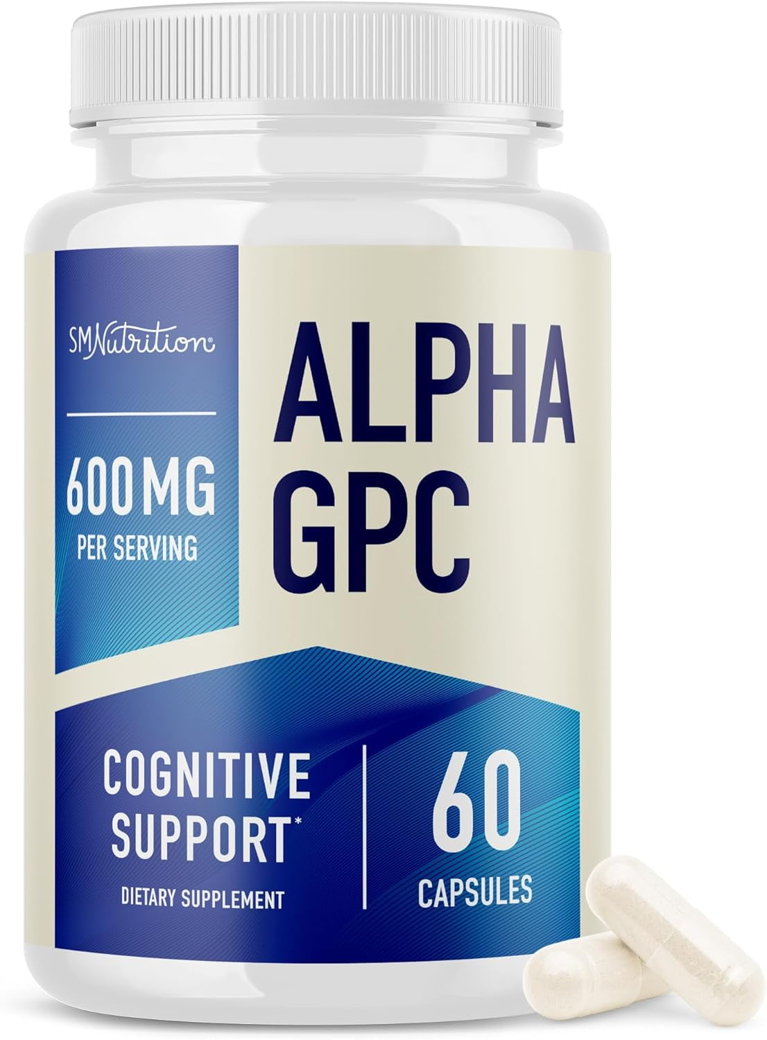 SM Nutrition Alpha GPC 600 mg for Brain, Memory, Mental Performance ...