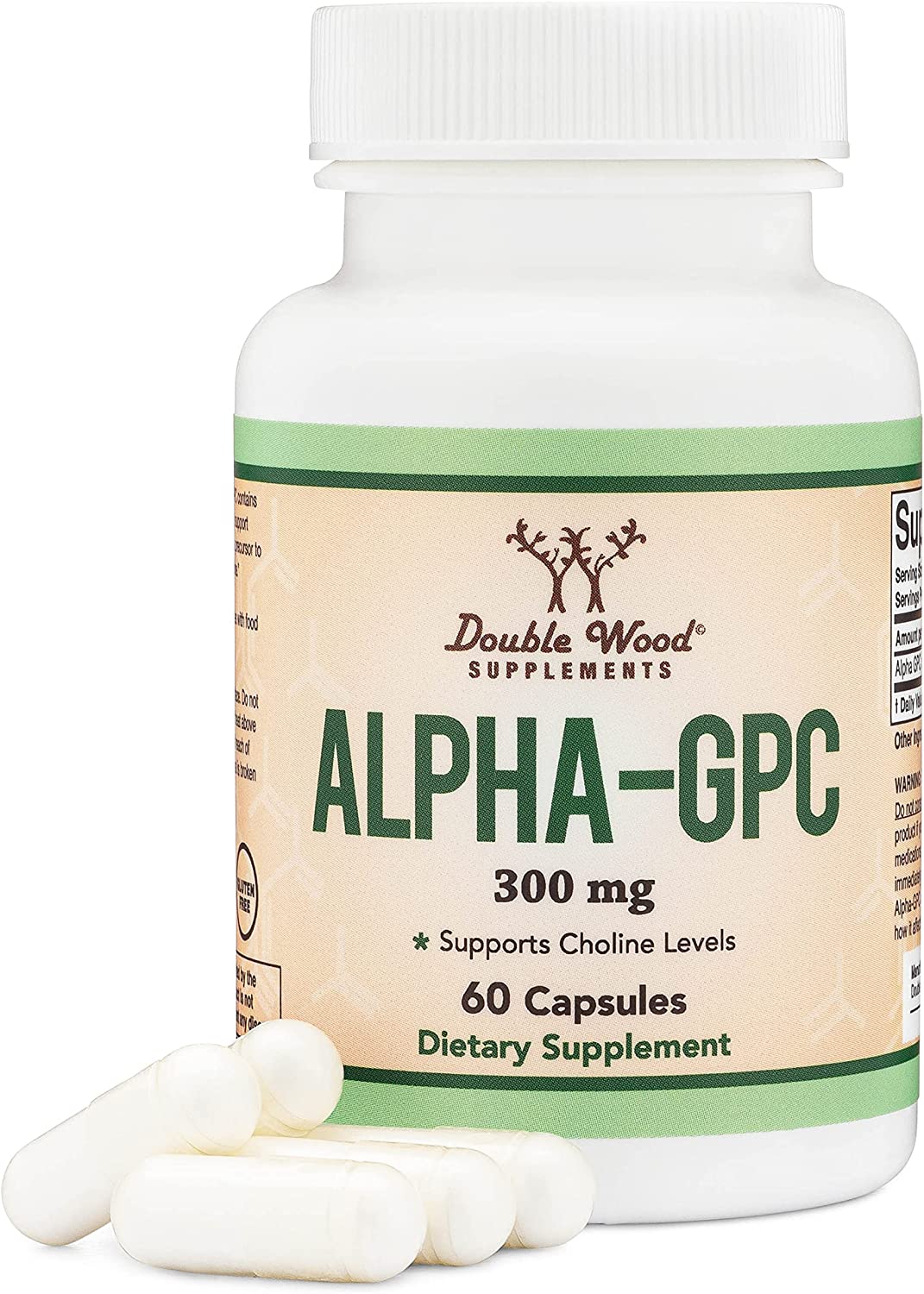 Swanson Alpha-Gpc Alpha-Glyceryl Phosphoryl Choline 300 mg 60 Veggie ...