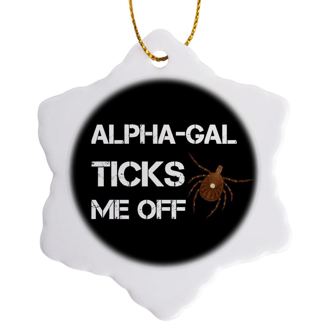 3drose, Alpha-gal Ticks Me Off with Photo of Lonestar Tick on Black ...