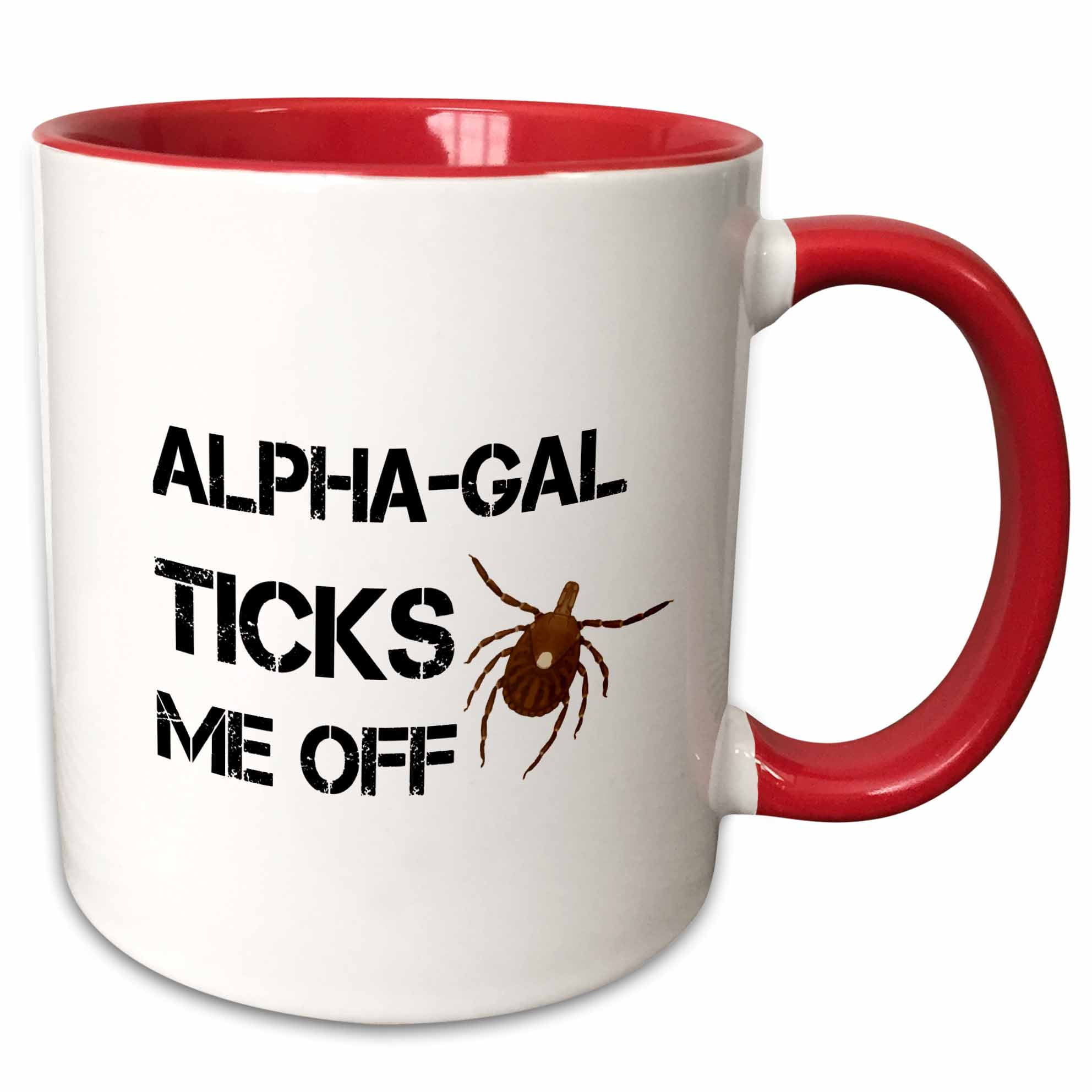3drose, Alpha-gal Ticks Me Off with Photo of Lonestar Tick on White ...