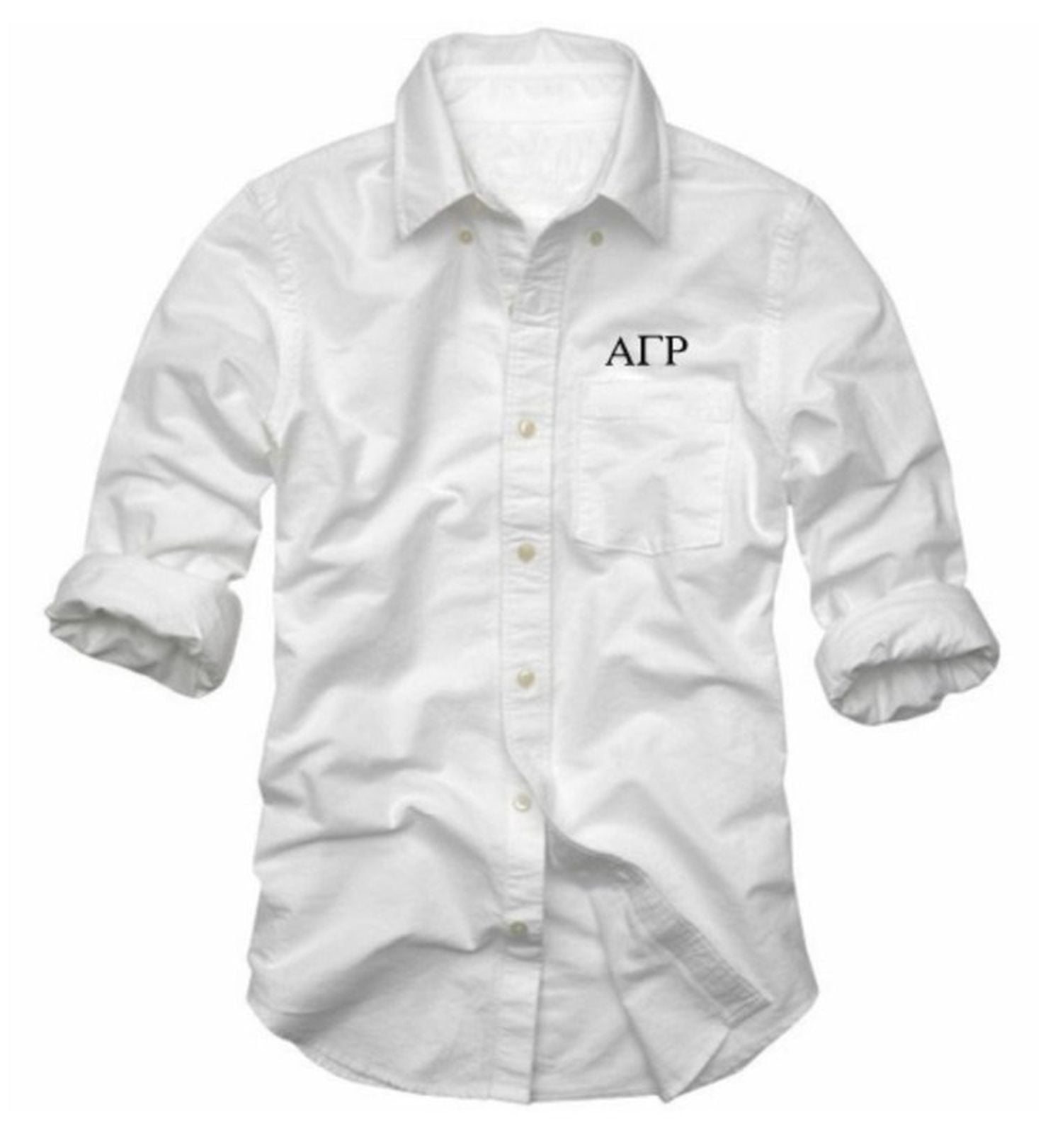 Alpha Gamma Rho Classic Oxford Medium White/ Light Stone - Walmart.com