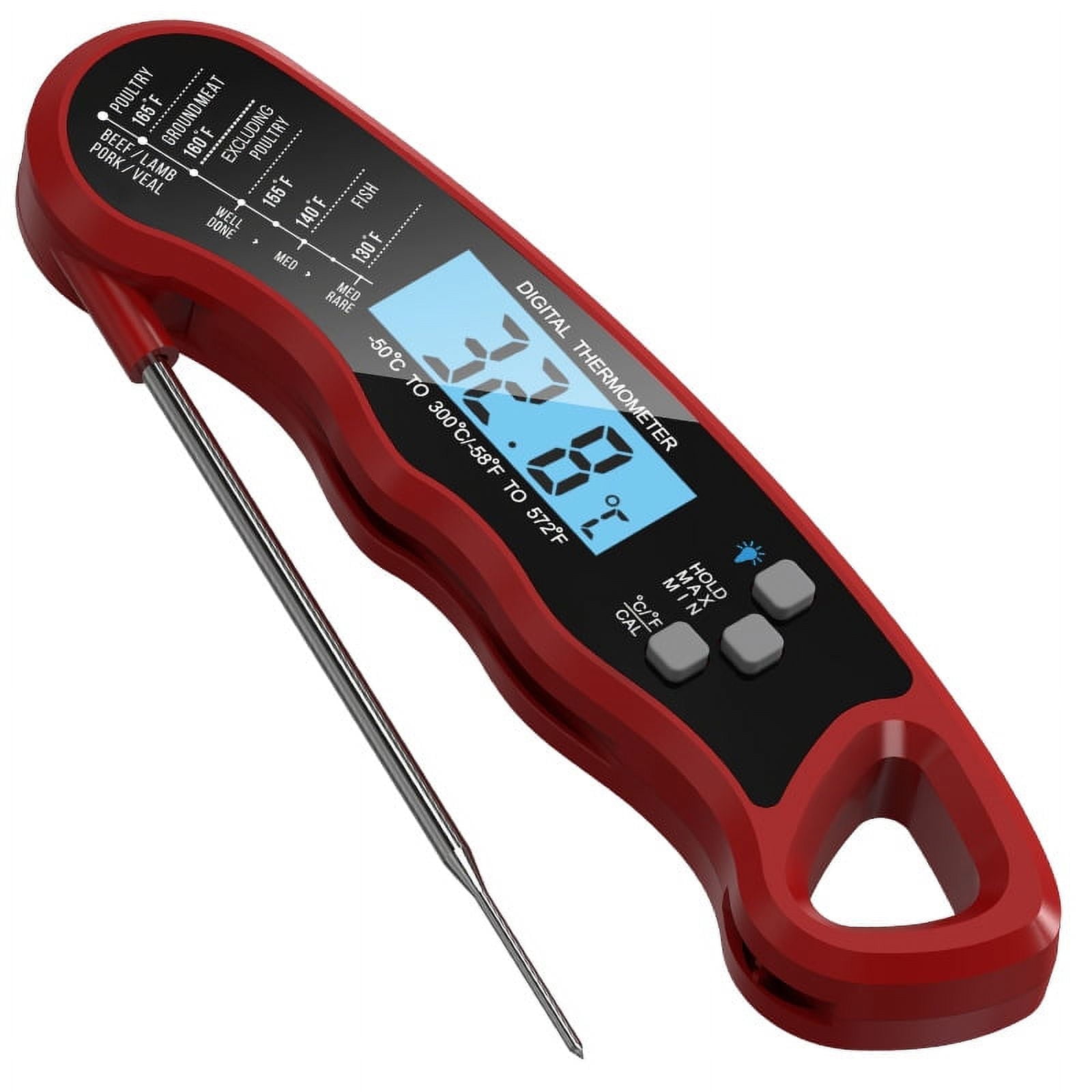 Alpha Grillers Meat Thermometer Digital - Instant Read Food Thermometer ...